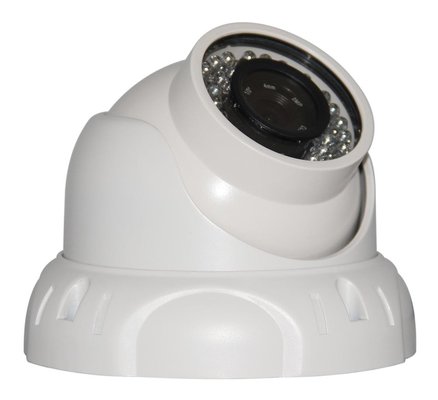 H.264 Format 2.0 Megapixel Dome IP Camera, Metal Housing Indoor Dual Stream HD IP Cameras