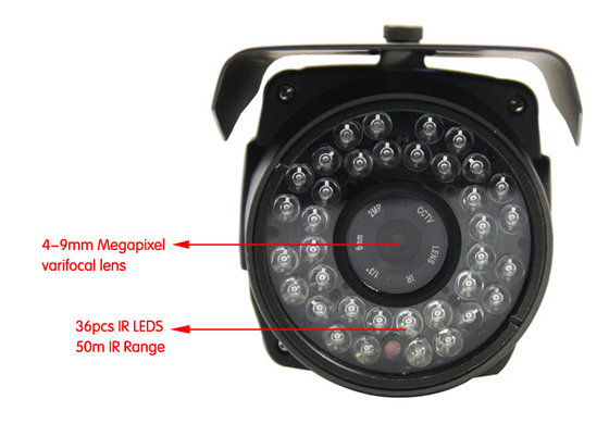 4-9 mm Varifocal Lens, Wi-Fi IP Camera, Alarm Output, ONVIF protocols, Support P2P and PnP function HD IP Cameras