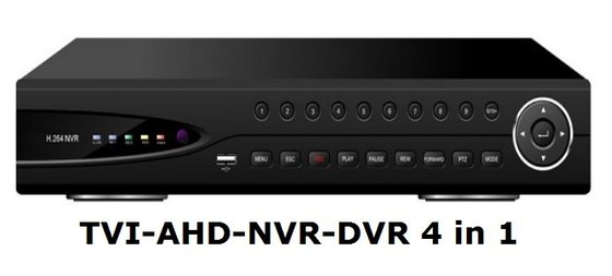 16 Channels 1080N TVI DVR High Defenition ADPCM Audio Compression