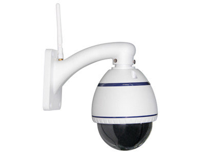 928*480 Resolution H.264 D1 Mini High Speed Dome IP Camera,10X Zoom With IP66 Outdoor Enclosure
