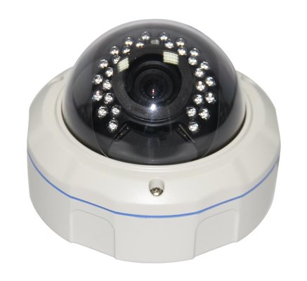 P2P POE Dome HD IP Cameras 1.0 Megapixel Waterproof Vandalproof For Day & Night