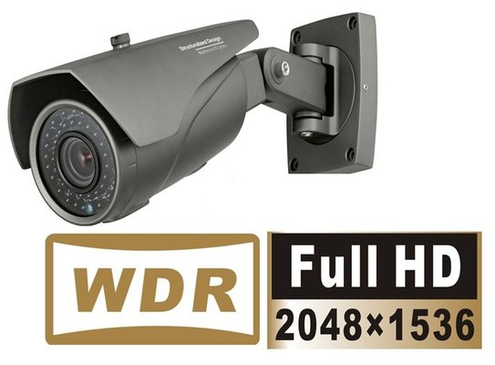 3.0 Megapixel Waterproof HD IP Cameras with 2048 × 1536P Resolution