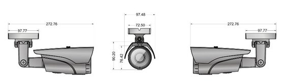 Onvif 1080P Full HD Waterproof IP Security Cameras With Progressive Scanning System