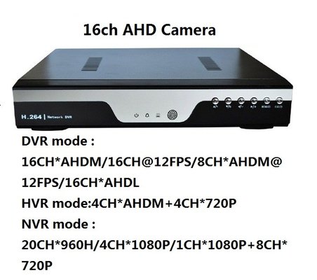 3G WIFI 16 Channel AHD SDVR Embedded LINUX 1080P With Analog System