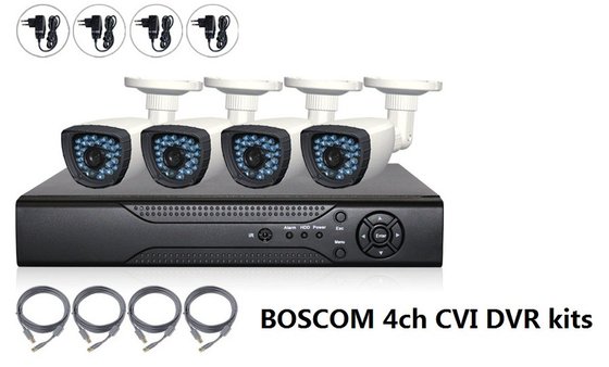 4CH 720P HD CCTV DVR Recorder Real-time Recording / Playback