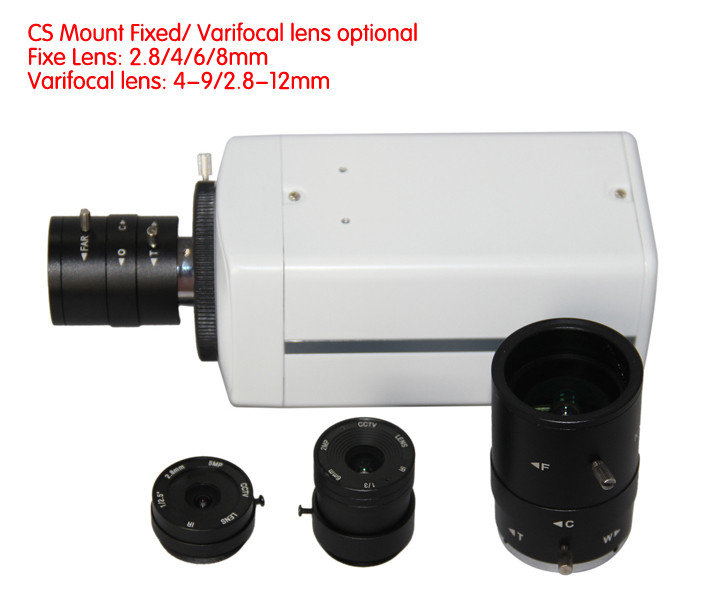 H.264 2.0 Megapixel Wireless Box IP Camera Support (1600*1200)& HD 720P(1280*720) HD CCTV Cameras