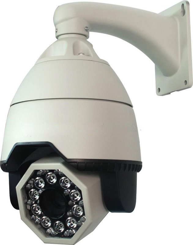 H.264 D1 IR SONY Super HAD CCD 480 TV Lines Speed Dome IP Camera With IR Range 120m , Motion Detection