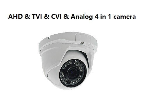 2.0 Megapixel AHD-CVI-TVI-CVBS 3 Axis Bracket Hybrid Camera Hd Surveillance Camera