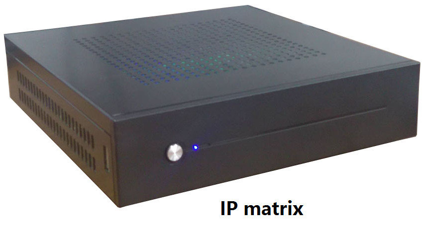 IP Matrix HD Network Video Recorder , Each Sub - Window Supports Up To 64 Cameras Connections