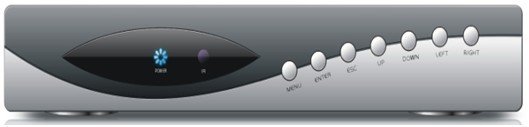 P2P 1ch Audio Output Economic DVR , CIF full real-time record