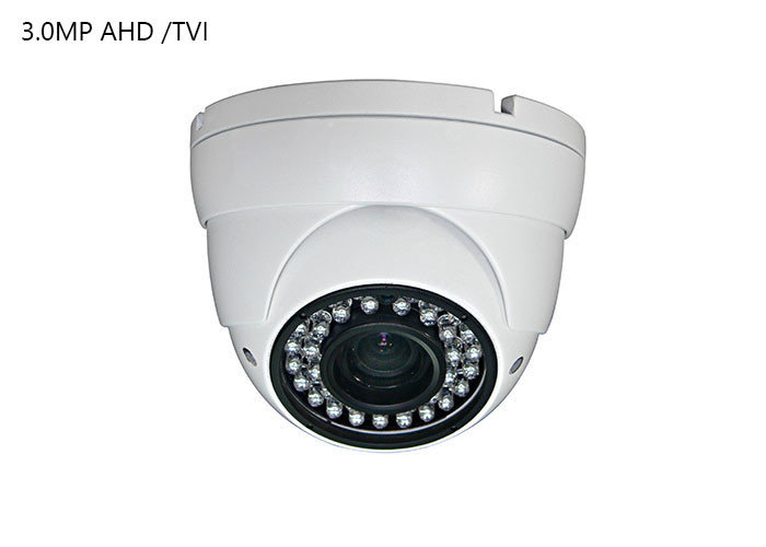 Industry quality level full metal dome camera with 3.0M pixels 2048x1536 AHD / TVI dual output