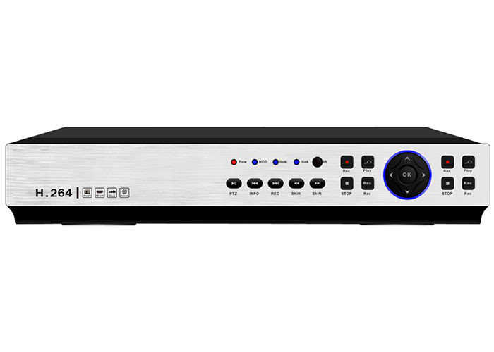 4ch 3.0M Pixels Hybrid Security DVR Digital Video Recorder With Metal Front Panel