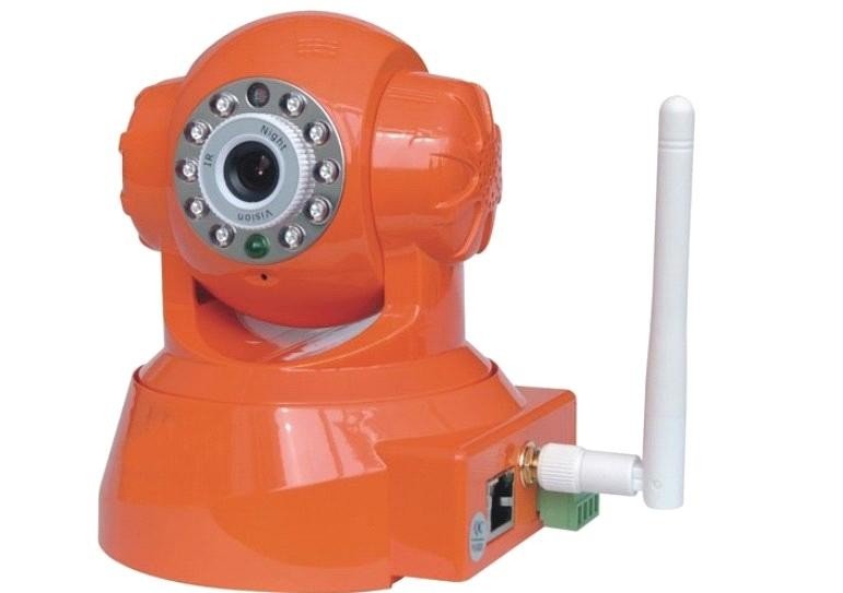 Two way audio Home Indoor Wireless Wifi P/T IP Surveillance Cameras Cartoon robot Shape