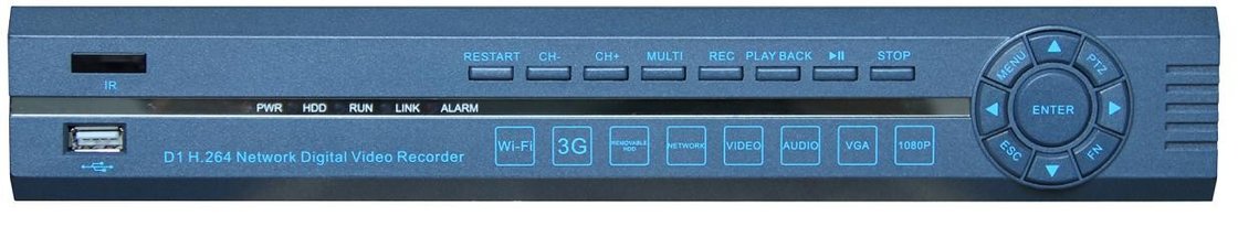 Standlone video recorder DVR support HDMI, 3G USB Wireless router, SD card backup, 8ch