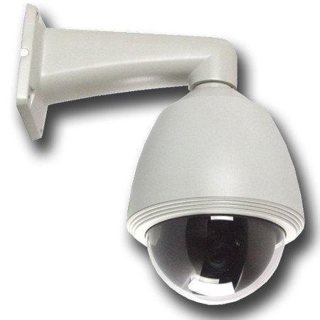 Waterproof Mini Outdoor Speed Dome Cameras systems 360 Degrees PAN , 27 x 10 Zoom Range