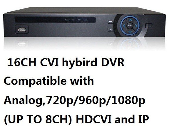 16ch / 8ch 1080P HD CVI DVR 2 x 4T HDD Daul-stream Embedded LINUX