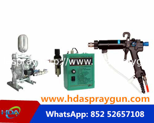 HDA Manual electrostatic liquid spray paint gun china manufacture with competitive price high efficiency coating