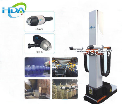auto spray gun HDA-60 liquid rotary bell electrostatic spray gun for metal spear parts coating
