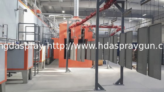 Hardware Automatic Dust-free Painting coating line for metal auto spear parts hardwares automatic coating