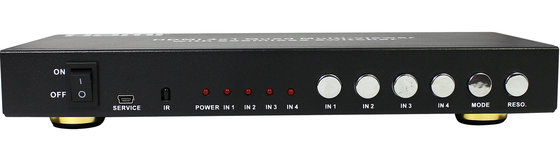 HDMI 4X1 Quad Multiviewer HDMI Switch Box , HDMI Seamless Switcher For Home Use