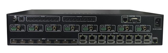 4x4 Hdmi Hdtv Matrix Crosspoint Routing Switcher Selector 3d Edid Manager