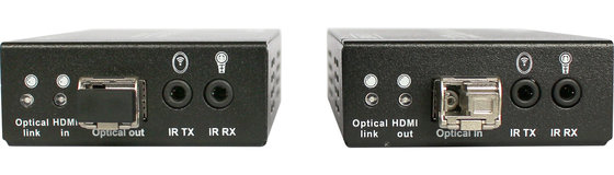 High Performance HDMI Fiber Extender Supports Bi-Directional Infrared Control And RS232