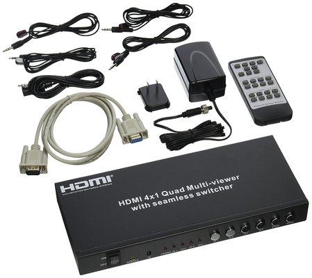 10W Power Consumption HDMI Matrix Switcher , Hd Matrix Switcher With Ir Wireless Remote