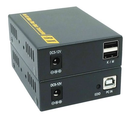 Single Mode Fiber Optic Wireless Dvi Extender 10Gbps Interface Bandwidth , Distance Up To 2km