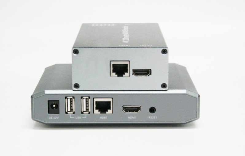 USB KVM Console HDMI Ethernet Transmitter And Receiver Over CAT7 UTP 328-Ft