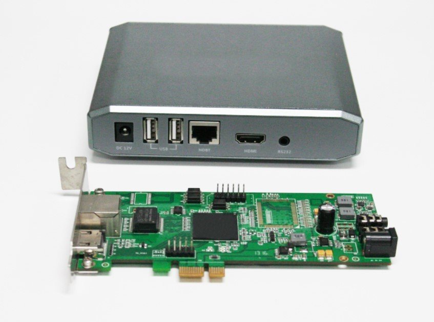 Portable USB PCI Express Extender Plug - In - Card Transmitter , Pci Card Extender With USB Controlling
