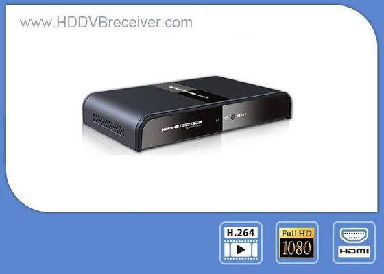 China Black 1080P DVB - S Receiver For Digital Product Exhibition Image Sharpen distributor
