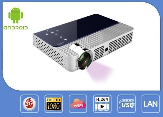 China Silver Protable 3D IPTV Android Smart TV Box Support Wifi / Bluetooth distributor