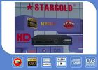 China STARGOLD DVB S2 Satellite Receiver / Internet TV Decoder Open TNTsat on 19.2E distributor