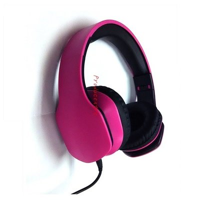 Universal square ear cover Sport MP3 private model beautiful headphone headset with comfortable ear pads in pink supplier