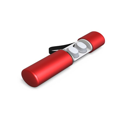 cheap TWS Mini wireless waterproof earphone earbuds PDCm8 Stereo V4.2  with WT200 chipset and steel white case supplier