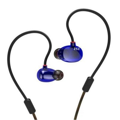 KZ ZS2 Noise Cancelling Deep Bass Dual Driver Dynamic Earphones Running Sport Headphone supplier