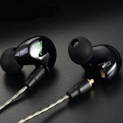 interchangeable headphone In ear HIFI moving iron quad-core remote control mobile phone headset supplier