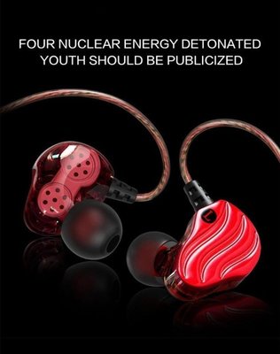 Earphones QKZ KD4 fone de ouvido Mini Dual Driver Original hybrid dual dynamic driver Headphone supplier