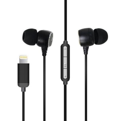 2019 headphone metal mfi lightning earphone stereo wired headset with microphone for iphone supplier