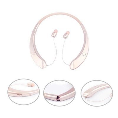 Running Neckband Headset Wireless Stereo Headset with Retractable wire Management supplier
