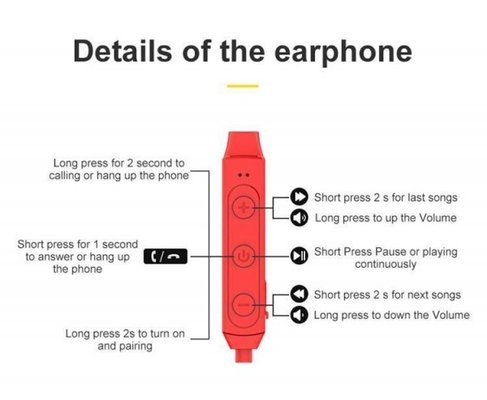 HiFi Christmas Decoration sport waterproof Blue tooth Earphone supplier