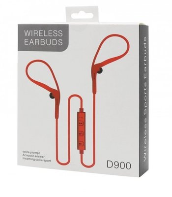 Hanging Ear Hook Wireless Earphone Blue Tooth Earbuds With Hook With Mic D900 Handsfree supplier