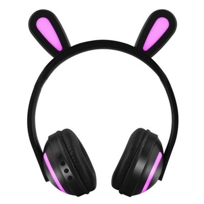 New Products Color Change Wireless LED Light Children kids girls Rabbit Ear Headphones supplier