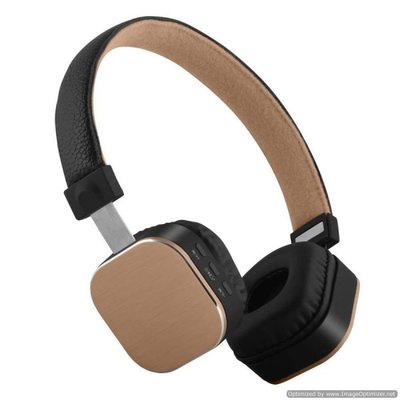 Over Ear Handsfree Bass Stereo Gold Headband Earphone BT HiFi Wireless Headphones With Microphone supplier