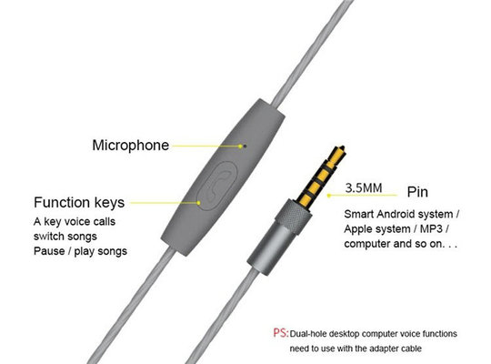 M420 Metal Earbuds Stylish In ear Sport Waterproof Earphone With Mic supplier