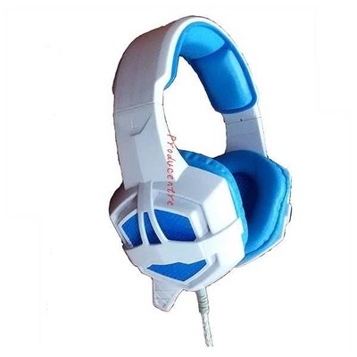 practical transformer face gaming headphone for ps4 game with DC jack and USB connector supplier