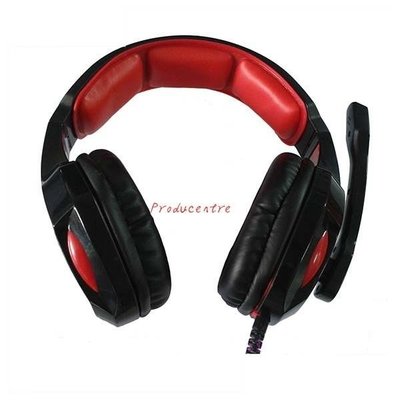 customized gaming headphone with sound reduction for ps4 computer game with DC jack and USB commector supplier