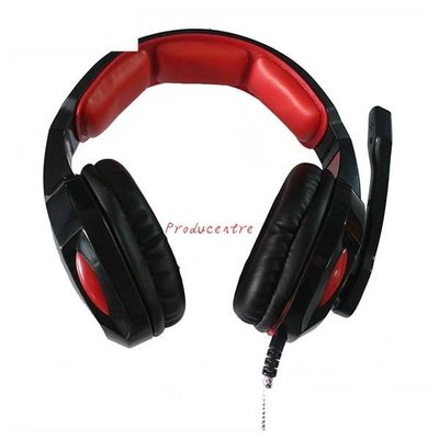 customized gaming headphone with sound reduction for ps4 computer game with DC jack and USB commector supplier