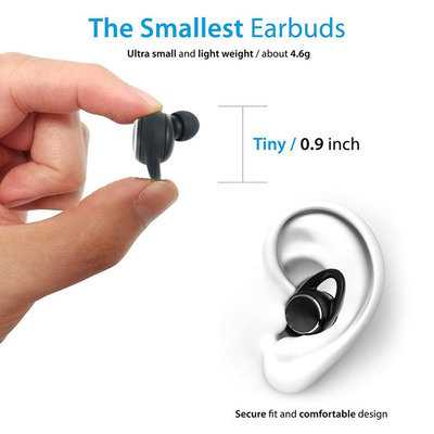 China Shenzhen factory OEM ODM Customized Bluetooth Earphones Wireless Headphone with Mic with 360 degree rotation charg supplier