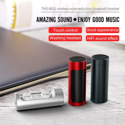 China Shenzhen factory OEM ODM Customized Bluetooth Earphones Wireless Headphone with Mic with 360 degree rotation charg supplier